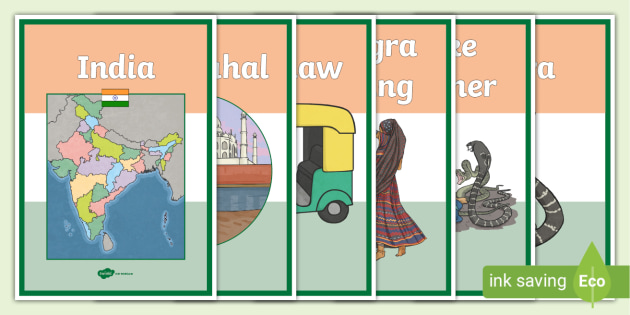 India Poster | Geography Display (teacher made)