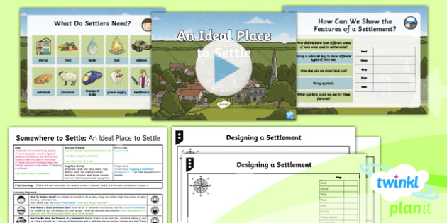 Geography: Somewhere to Settle: An Ideal Place to Settle Year 4 Lesson ...