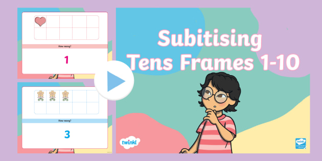 Subitising Tens Frames PowerPoint (teacher made)