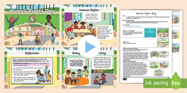 Human Rights Day Assembly Pack | Resources | Twinkl Life