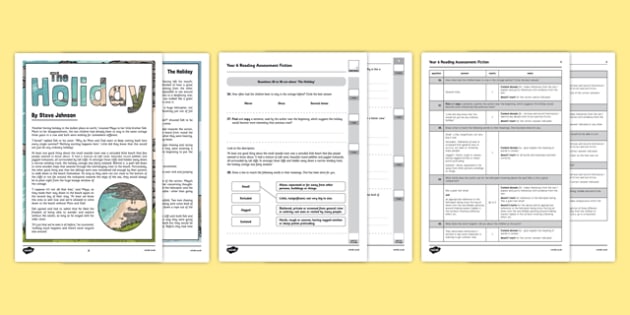 Year 6 Term 3 Fiction Reading Assessment (teacher made)