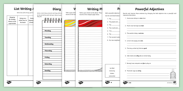 English First/Second Class Writing Pack 5