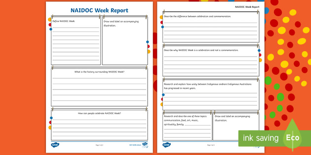 FREE! - NAIDOC Week Research Report | Primary Teaching Resources