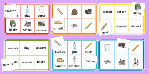 Back to School Bingo | Primary Educational Resource
