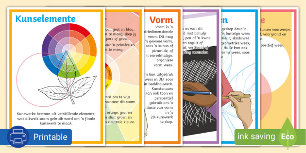 Kunselemente Plakkate (Teacher-Made)