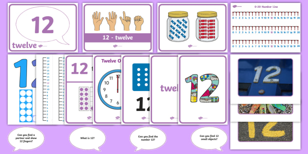 All About Number 12 Display Pack (teacher made)