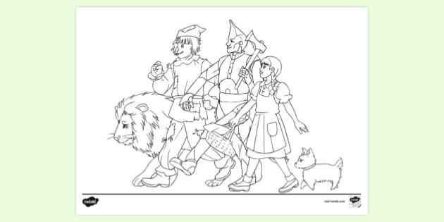 FREE! - The Wizard of Oz Page | Colouring Sheets