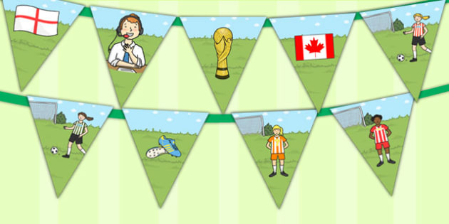 Womens Football World Cup 2015 Bunting (teacher made)