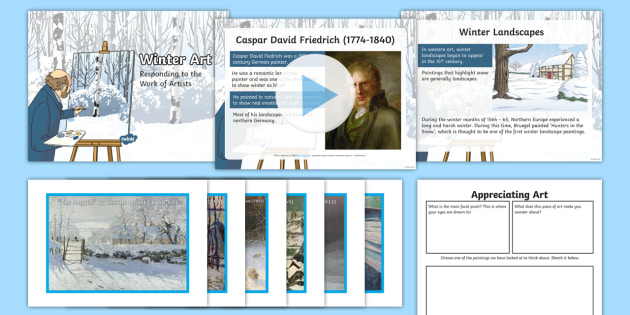 CfE (Second) Winter Art Lesson 6 Activity Pack