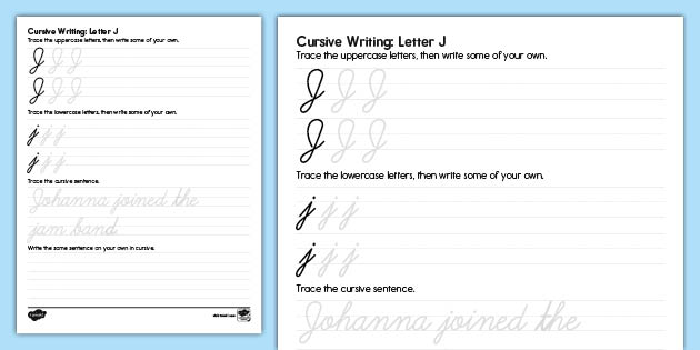 Letter J Worksheets | twinkl.com