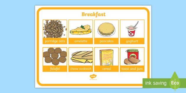 Breakfast Role-Play Signs