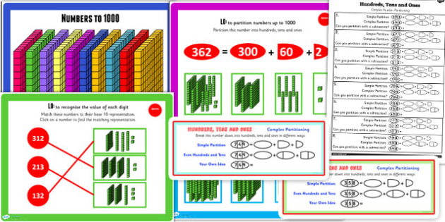 Grade 3 Numbers to 1000 Lesson 2 Teaching Pack - teaching pack