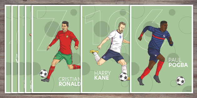 Euro 2020 Footballer Poster Pack | Twinkl Party