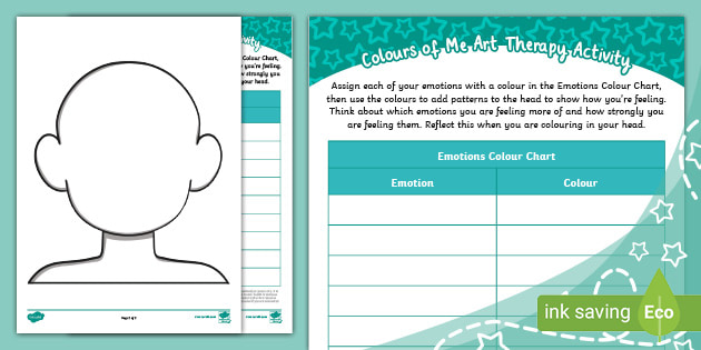Colours of Me Art Therapy Activity (teacher made)