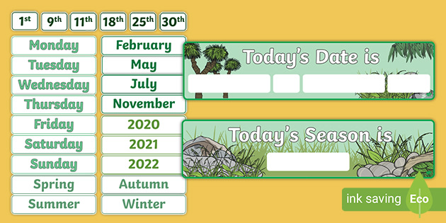 Nature Calendar (teacher made)