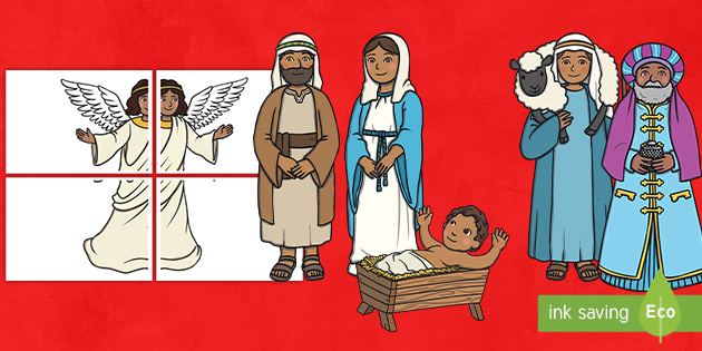 Nativity Large Display Cut Out Pack