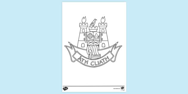 Free Meath Gaa Crest Colouring Colouring Sheets