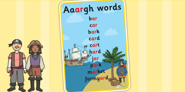 FREE! - Aaargh Words Poster (teacher made)