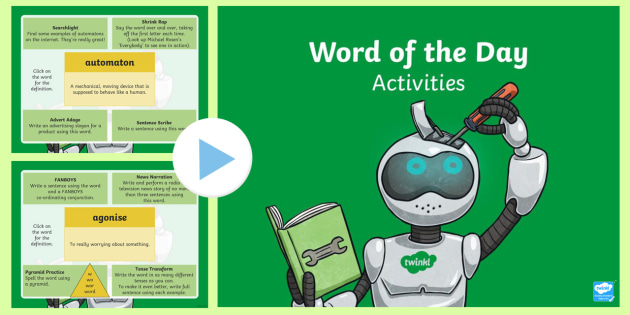 Word of the Day Autumn 1 PowerPoint (Teacher-Made)