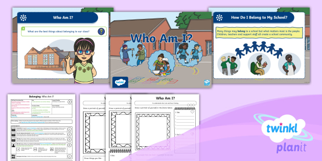 RE: Belonging: Who am I? Year 1 Lesson 2 (teacher made)