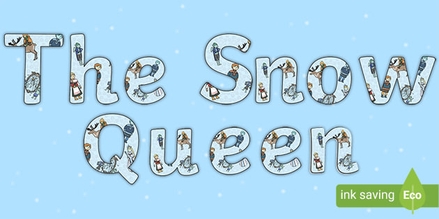 The Snow Queen Story Bulletin Board Letters (teacher made)