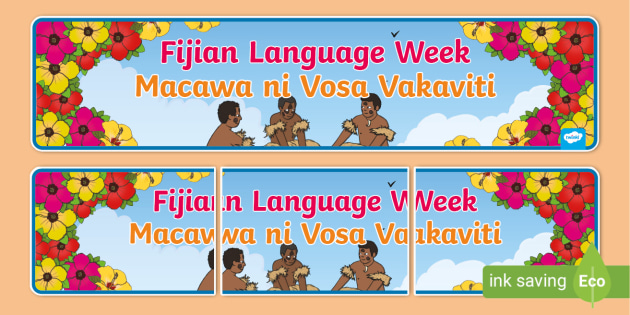 Fijian Language Week Banner (teacher made)