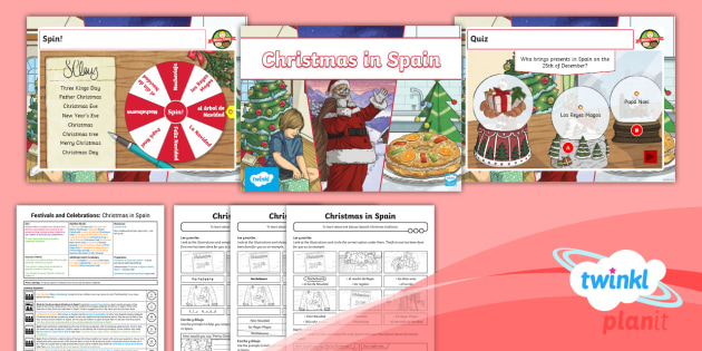 👉 Christmas in Spain KS2 Lesson Pack - Spanish Resources