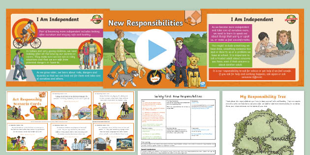 PSHE and Citizenship LKS2 Safety First Lesson 1: New Responsibilities ...