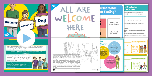 Autism Printable Resources - Autism Acceptance Day