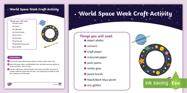 Space Craft Activities | twinkl.ca