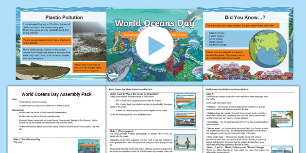World Ocean Day School Assembly | Assembly Pack