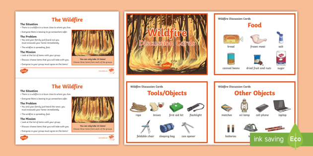 FREE! - Wildfires: Discussion and Decision Making Activity