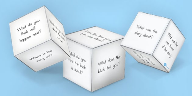 Reading Comprehension Cubes Printable | Guided Reading