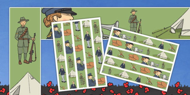 New Zealand Anzac Day Display Borders (Teacher-Made)