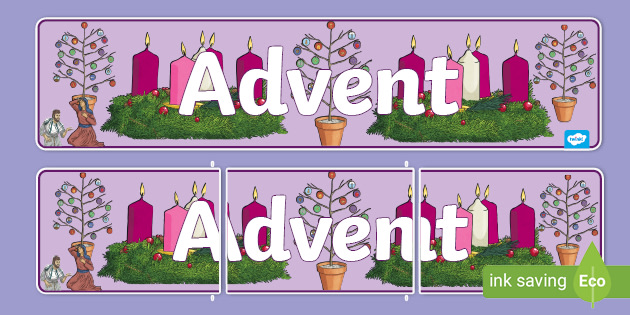 Catholic Advent Display Banner