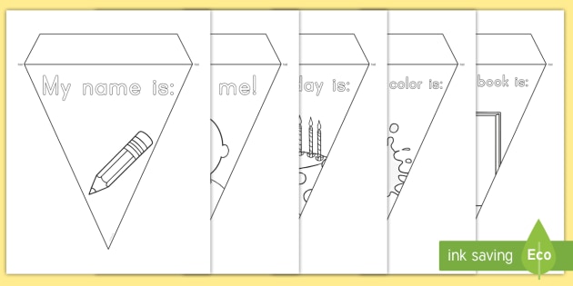 All About Me Bunting | Classroom Display Resource