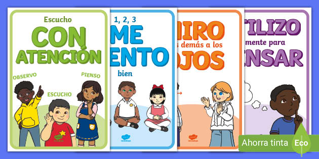 Reglas De Clase Un Poster O Cartel Para El Aula Reglas