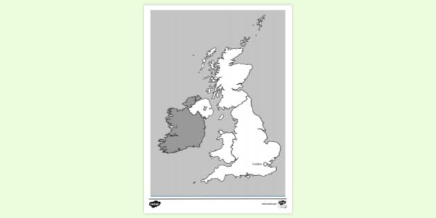 FREE! - United Kingdom and London Map Colouring | Colouring Sheets