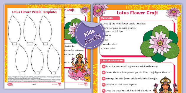 Lotus Flower Activities | twinkl.ca