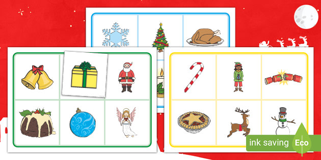 Christmas Pictures SEN Matching Mat (teacher made)