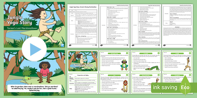 Jungle Yoga Story PowerPoint Pack | Twinkl Resources