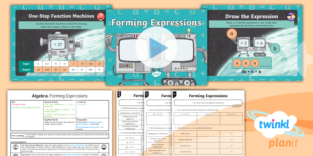 Year 6 Use Simple Formulae Maths Lesson 1