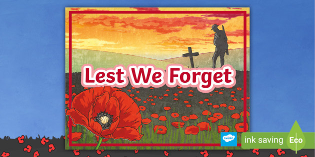 Remembrance Day In Canada Display Poster