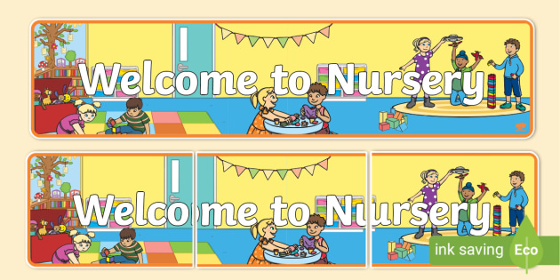 👉 Nursery Door Sign | Welcome to Nursery