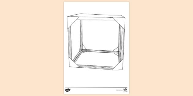 FREE! - Blank Framework Colouring | Colouring Sheet