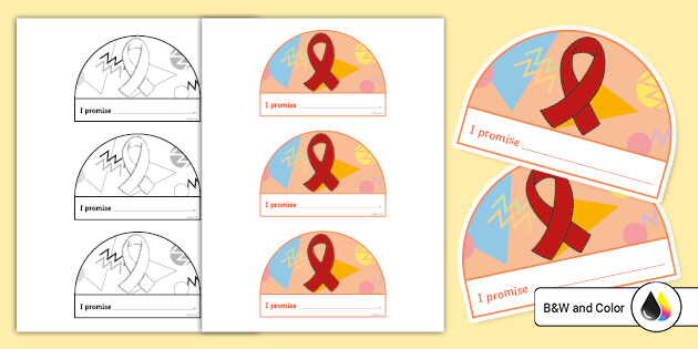 Drug-free Promise Cutouts (teacher made)