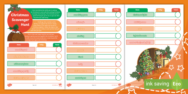 Christmas Scavenger Hunts | twinkl.com.au