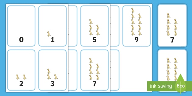 Puppy Numbers 0 – 10 Flashcards (teacher made)