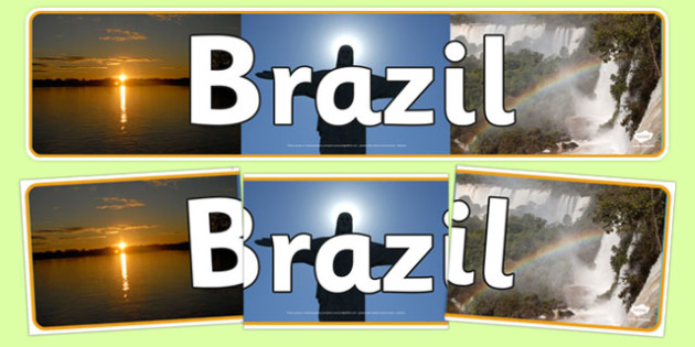 Brazil Photo Display Banner (teacher made)