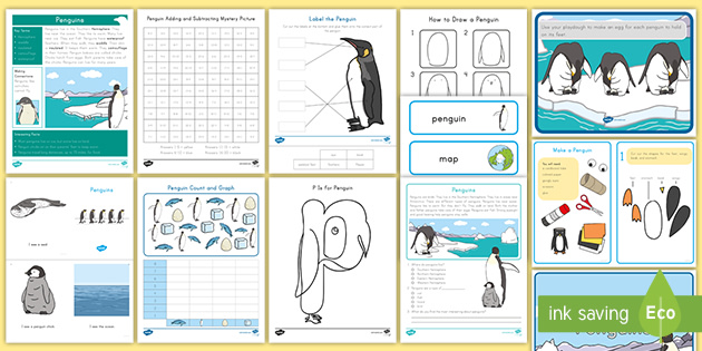 Penguins Activity Pack (teacher made)